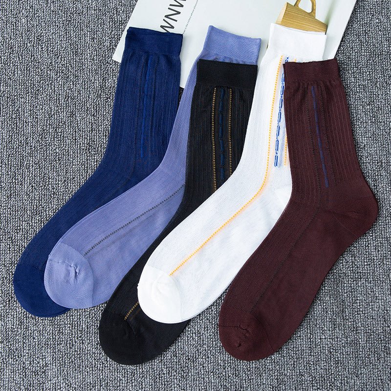 Men’s Classic Nylon Dress Socks – Elegant Comfort – Dapper Socks