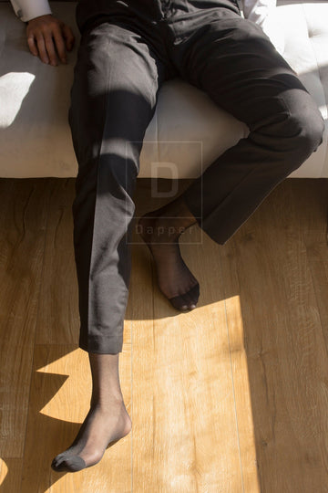 Ultra Sheer Dress Socks for Men | Reinforced-Toe Nylon Socks – Dapper Socks